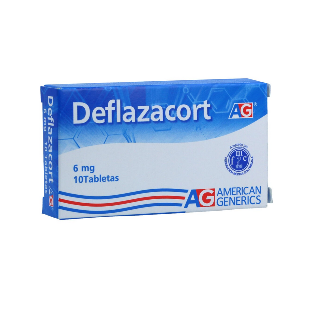 Deflazacort 6 mg Caja x 10 Tabletas – Droguería Farma Economía