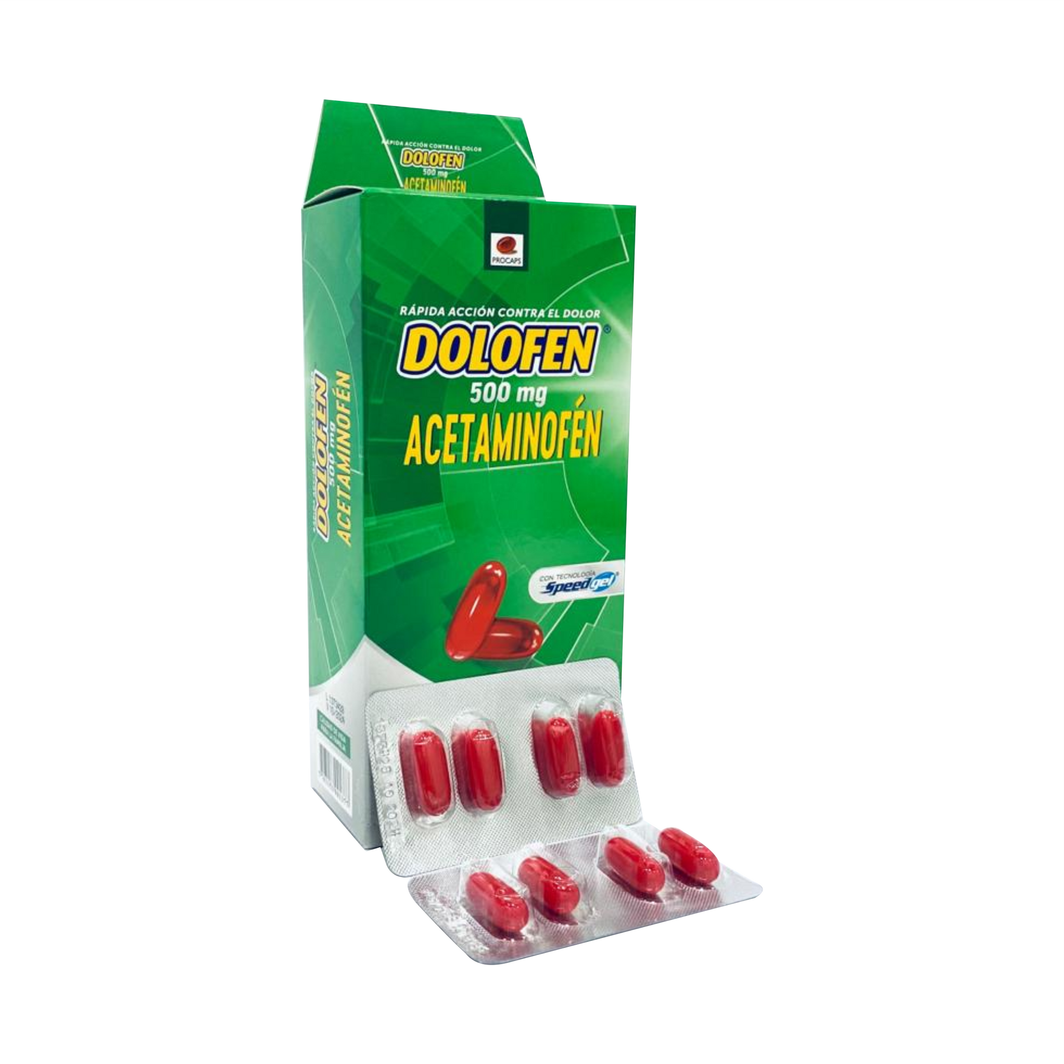 Dolofen 500 mg (16 Cápsulas Líquidas) 4 sobres x 4 Cápsulas – Droguería ...
