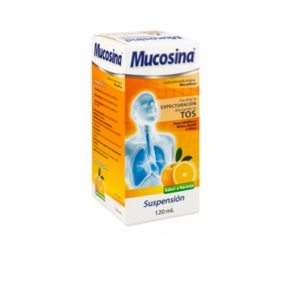 Mucosina Suspensión 120 mL – Droguería Farma Economía