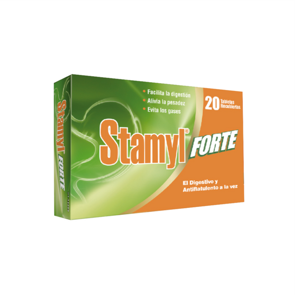 Stamyl Forte Caja x 20 Tabletas Recubiertas – Droguería Farma Economía