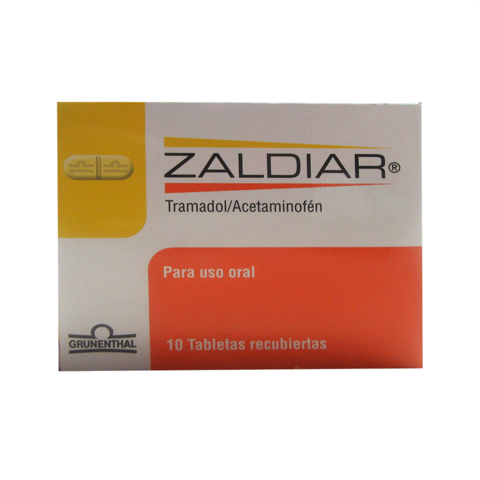 Zaldiar 37.5 mg / 325 mg caja x 10 Tabletas Recubiertas – Droguería ...